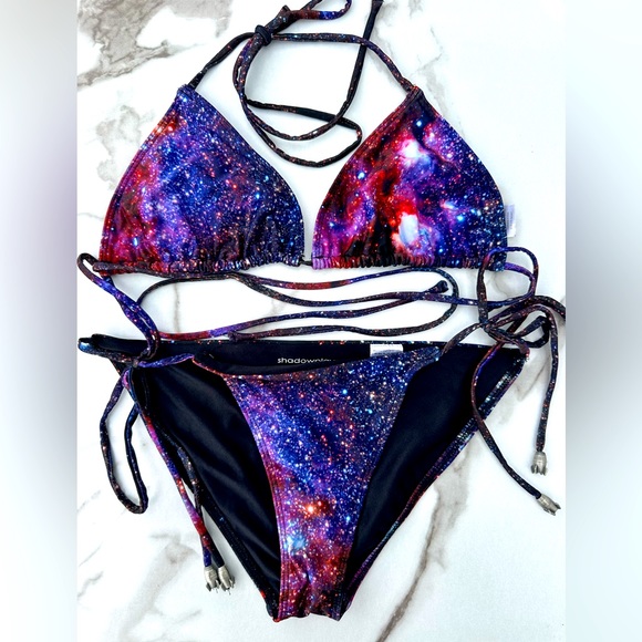 shadow nyc | Swim | Galaxy Bikini Top Large Bottom Medium | Poshmark